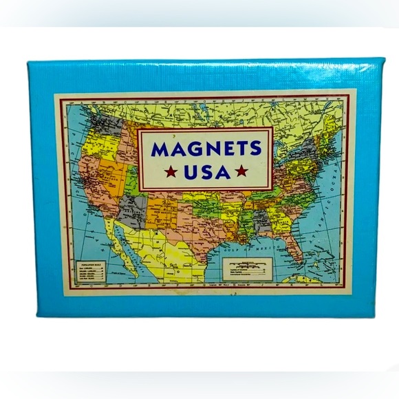 Cavallini | Wall Decor | States Magnets Usa By Cavallini Co Nwot ...